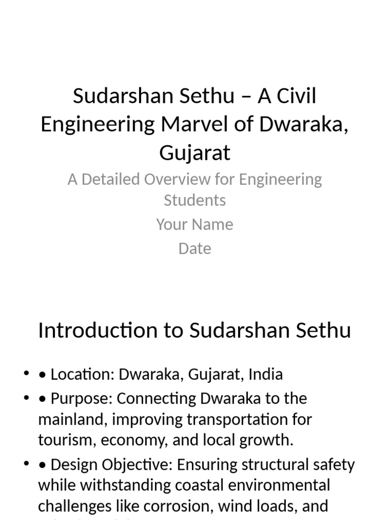 Sudarshan Sethu Engineering Students Presentation | PDF | Concrete | Corrosion