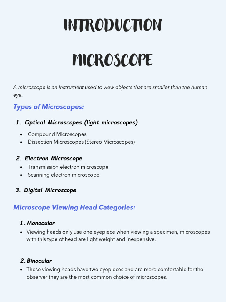 Microscope (1) | PDF | Microscope | Electron Microscope