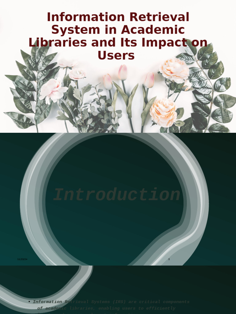 Information Retrieval System | PDF | Information Retrieval | Databases