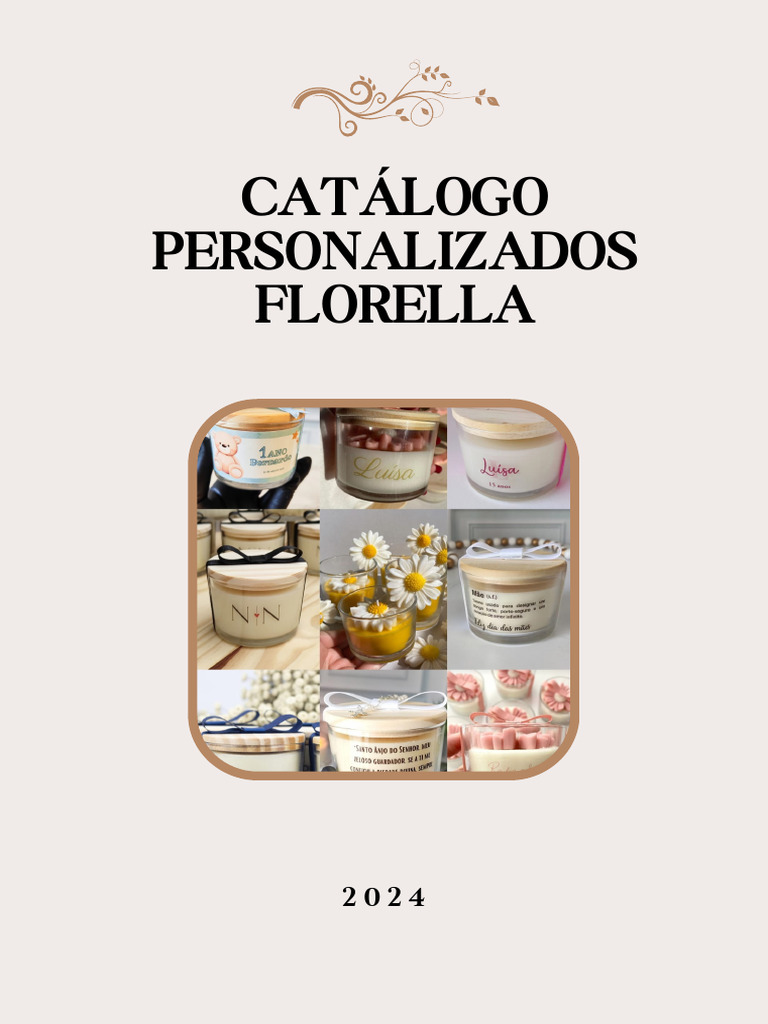 Velas Personalizadas Florella 2024 | PDF
