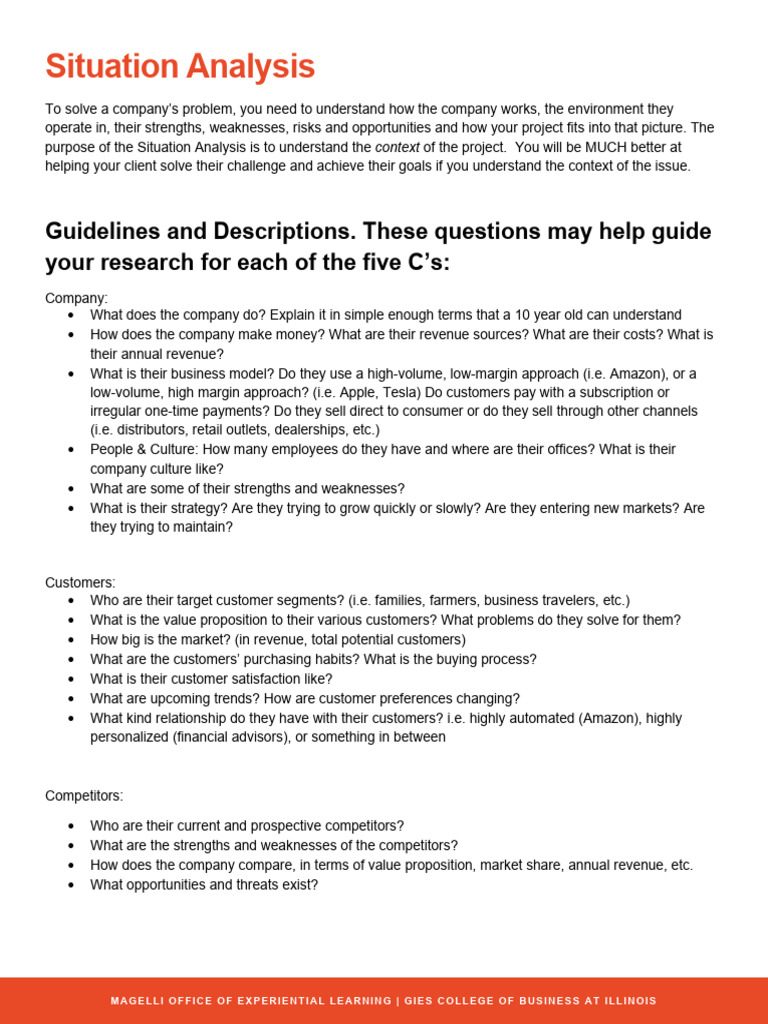 5C's_Research Guide | PDF | Business Process | Business