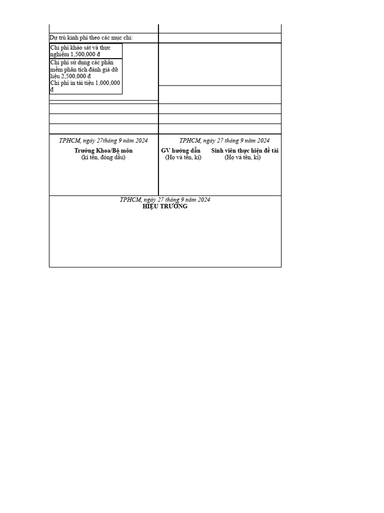 Mẫu 2 - SV NCKH 2024 | PDF