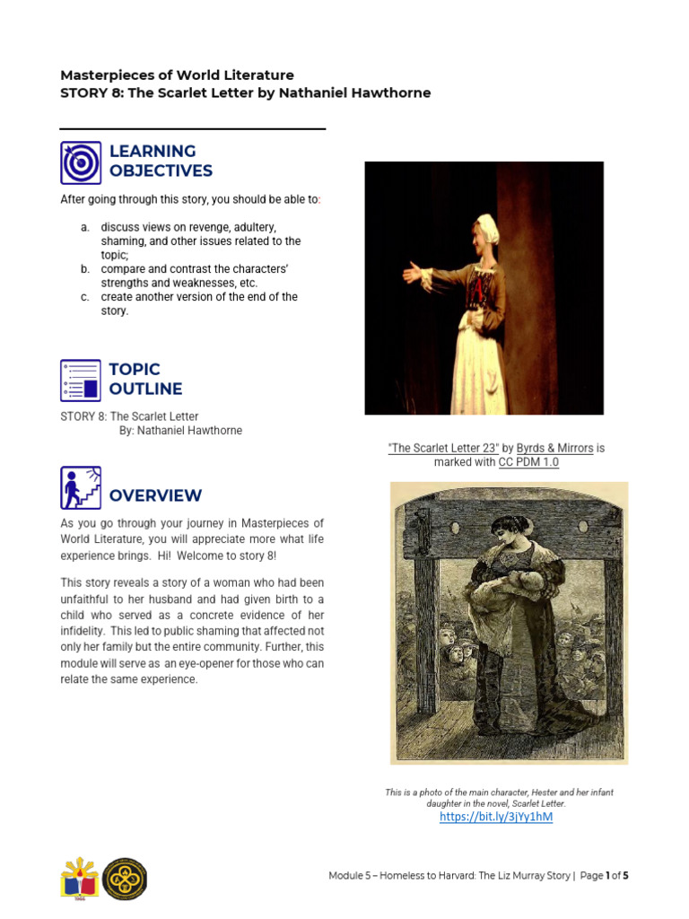 The Scarlet Letter: Themes and Analysis | PDF | The Scarlet Letter