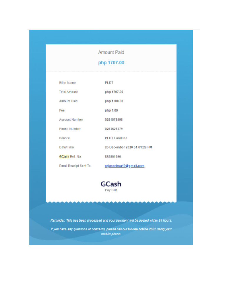 Gcash Receipt | PDF