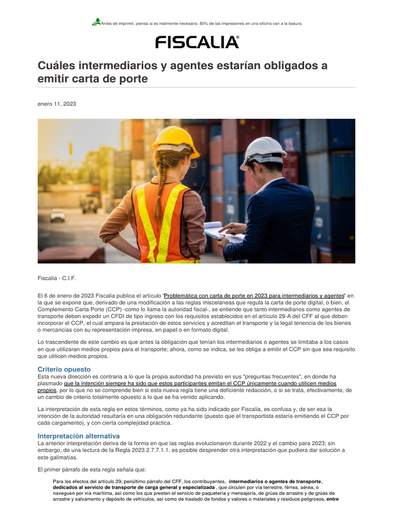 FISCALIA Cuáles Intermediarios y Agentes Estarían Obligados A Emitir ...