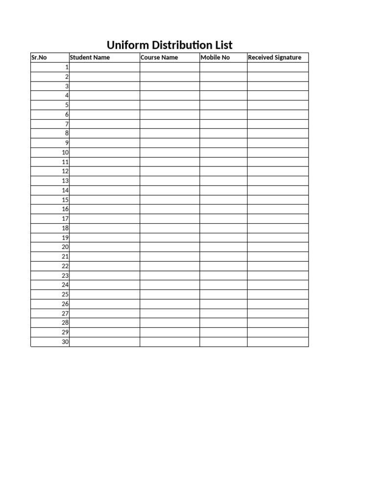 Uniform Distribution List | PDF