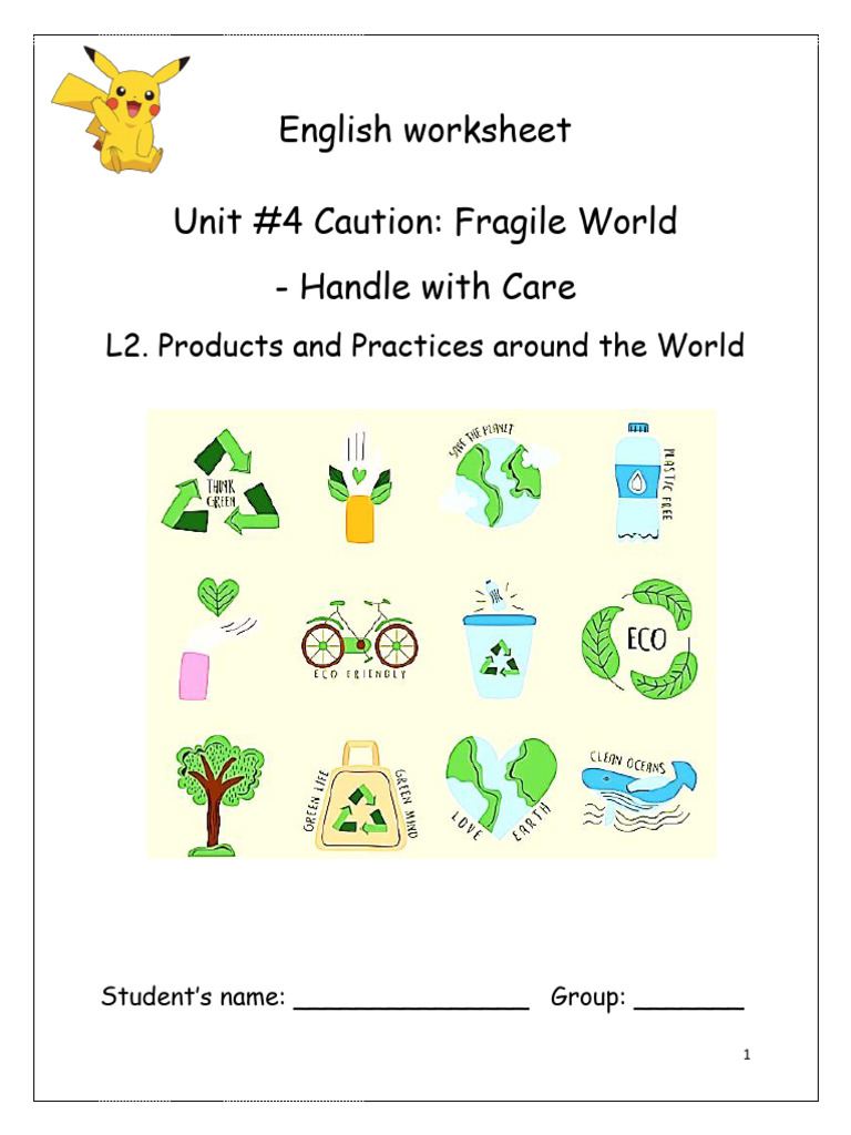 10th U4 - L2 Products and Practices Around The World | PDF | Energy Development | Renewable Energy