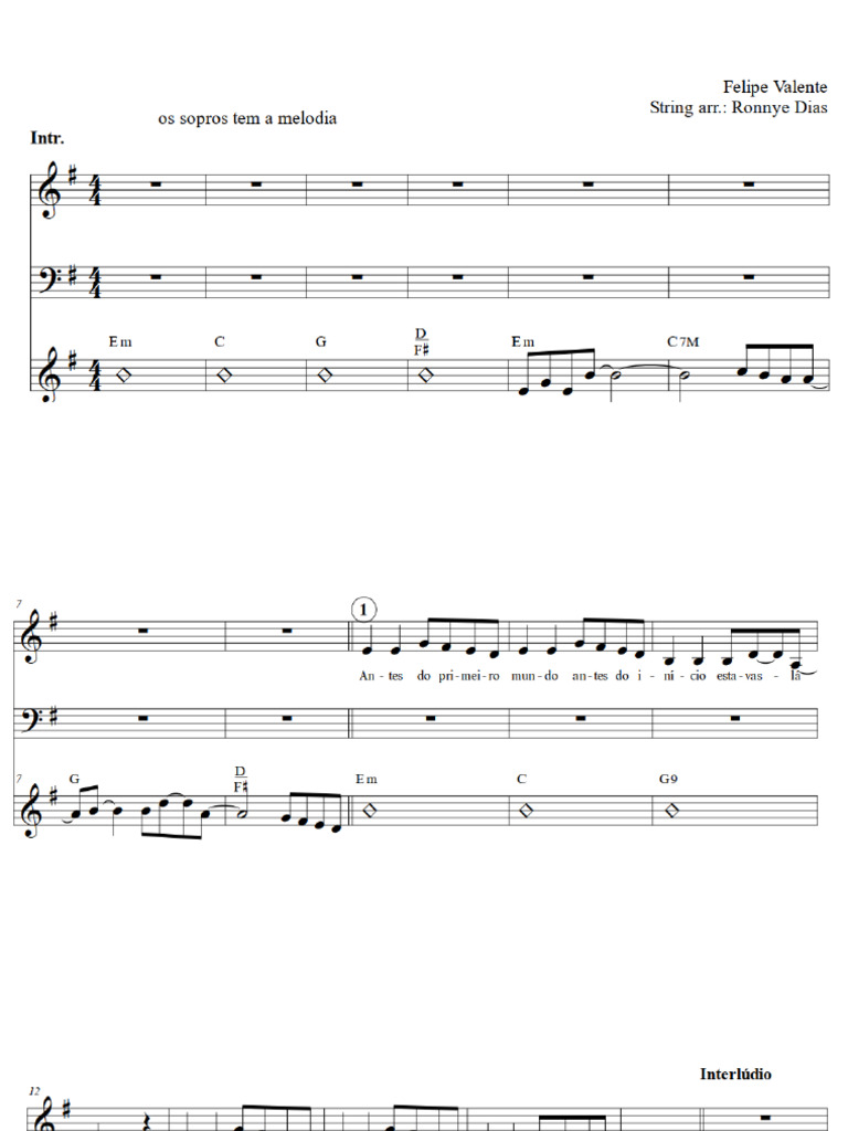 Eis-Me Aqui PARTITURA CIFRADA | PDF