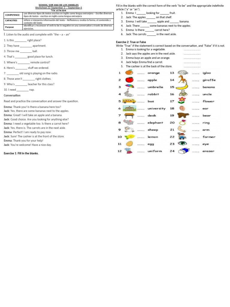 Worksheet 22 - 2024 | PDF