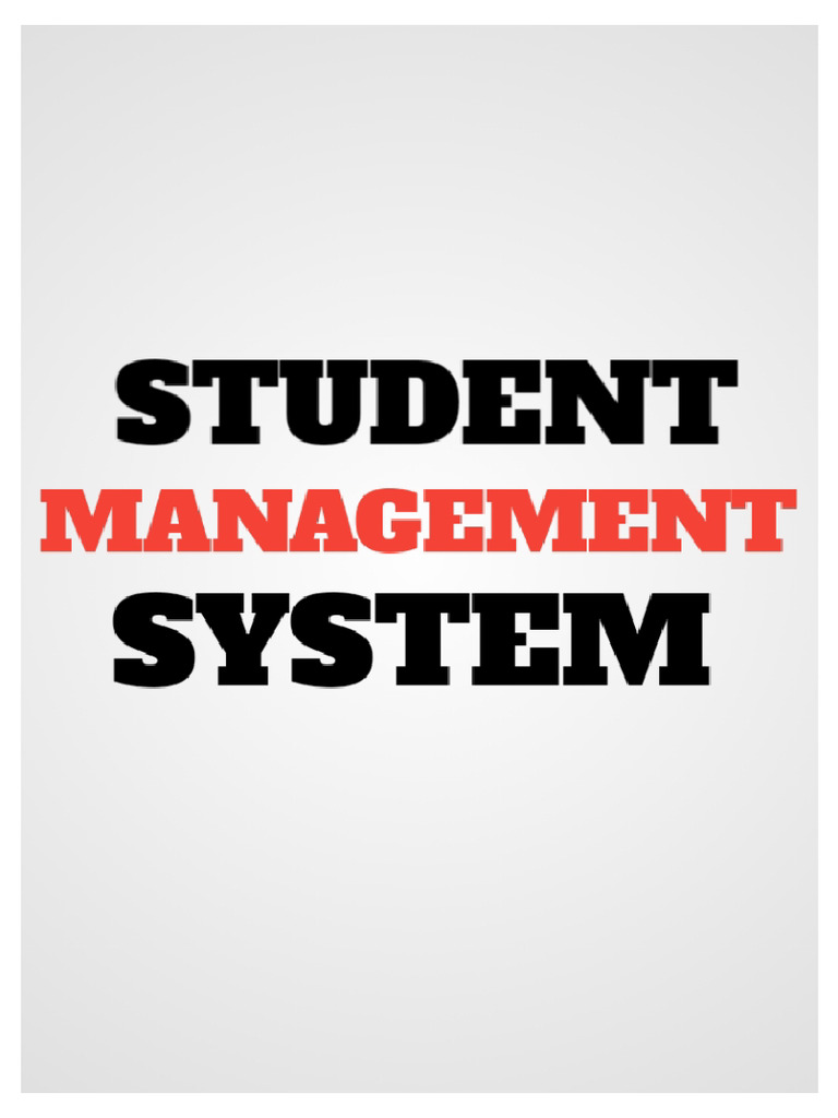 Student Mgt System ( Cs Class 12 ) | PDF | Sql | Databases