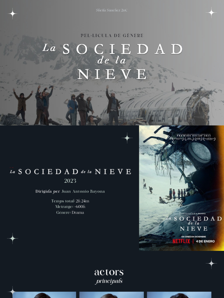 La SOCIEDAD de La NIEVE | PDF