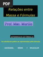 Composição Centesimal e Fórmulas Químicas | PDF | Química | Átomos