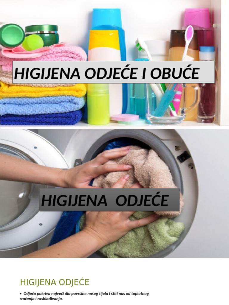 Higijena Odjeće I Obuće | PDF