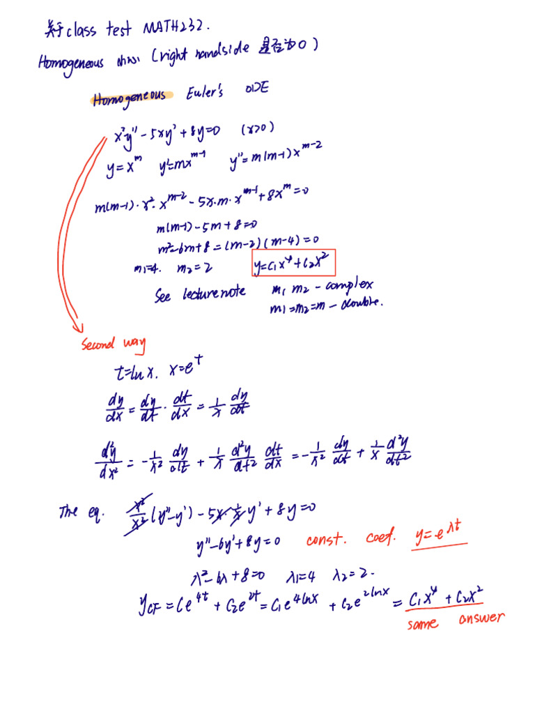 MATH323 Note | PDF