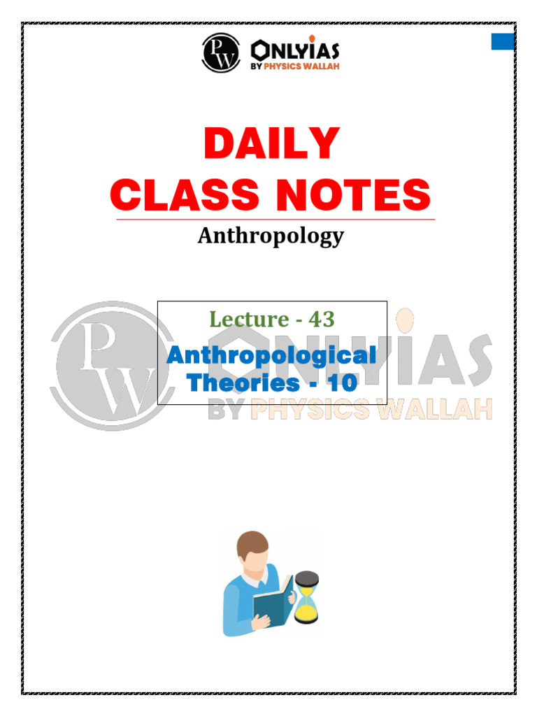 643391df881a8b0018241283 - ## - Anthropology 43 Daily Class Notes (UPSC ...
