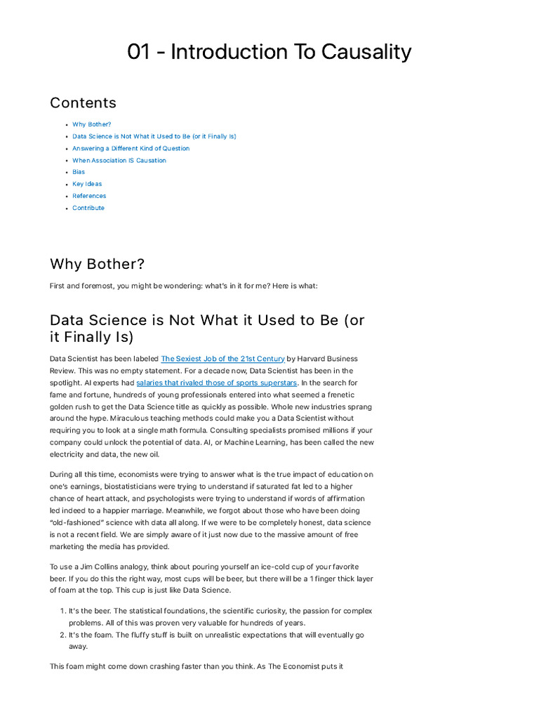 Introduction to Causal Inference | PDF | Causality | Artificial ...