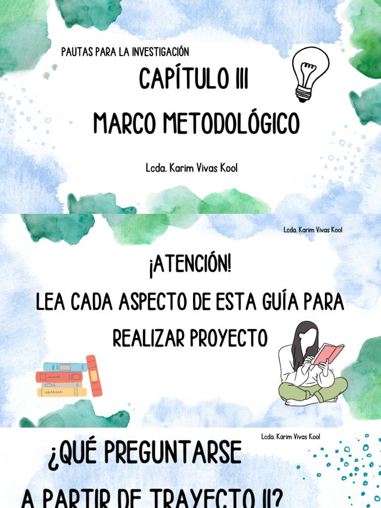 Metodología Cap III | PDF | Muestreo (Estadísticas) | Science