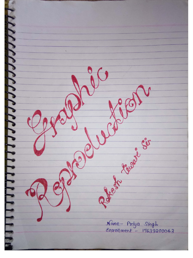 Graphic Reproduction Note Se3 | PDF