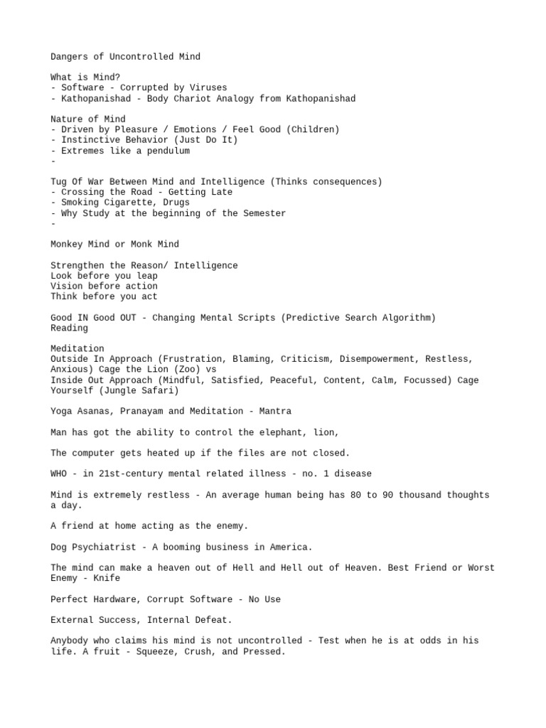 Mind Your Mind | PDF | Self-Improvement