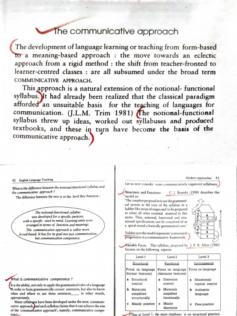 Understanding the Communicative Approach | PDF | Learning | Discourse