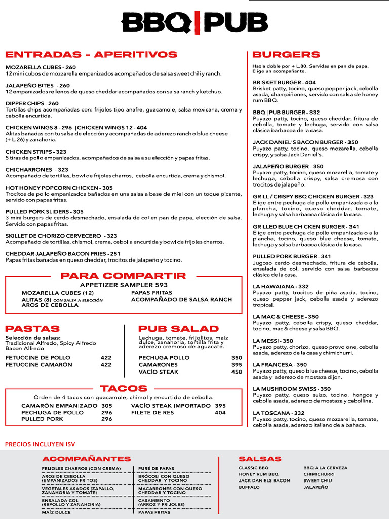 BBQ PUB MENU TABLOIDE 11X17 230924 digital | PDF