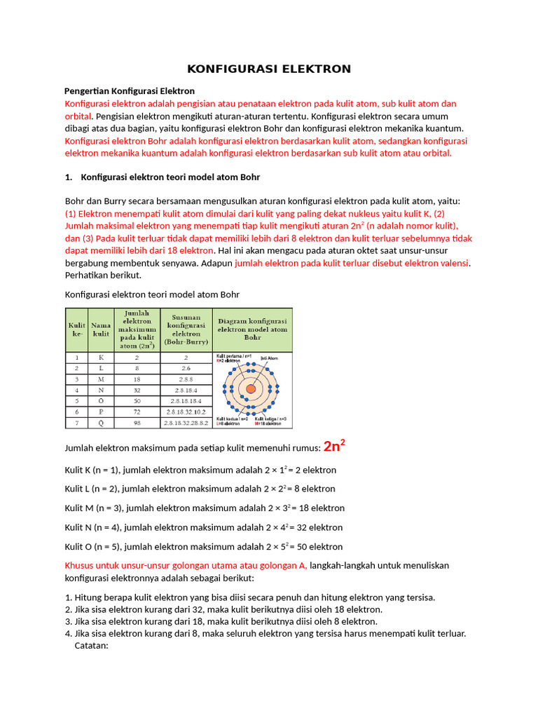 LKPD 1.3 Kofigurasi Elektron Dan 1.4 SPU | PDF | Sains & Matematika