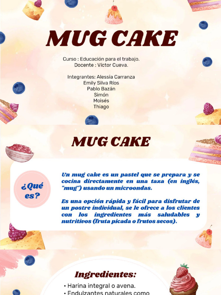 Mug Cake | PDF