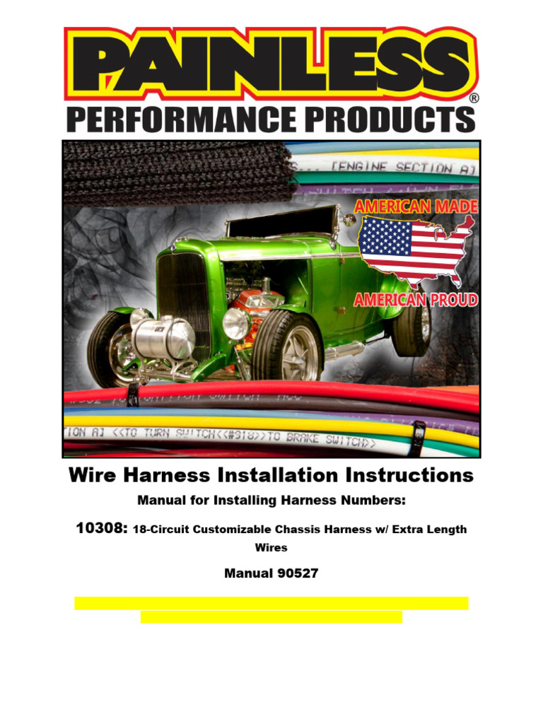 Wire Harness Install Guide | PDF | Headlamp | Electrical Connector