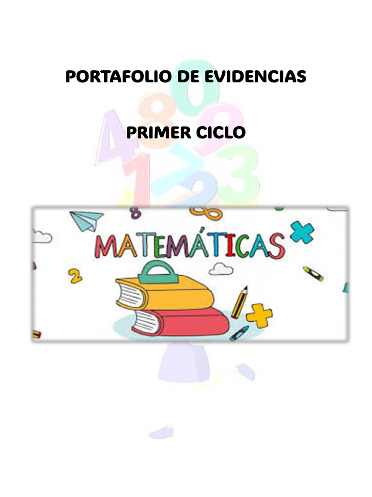 Portafolio de Evidencias | PDF | División (Matemáticas) | Multiplicación