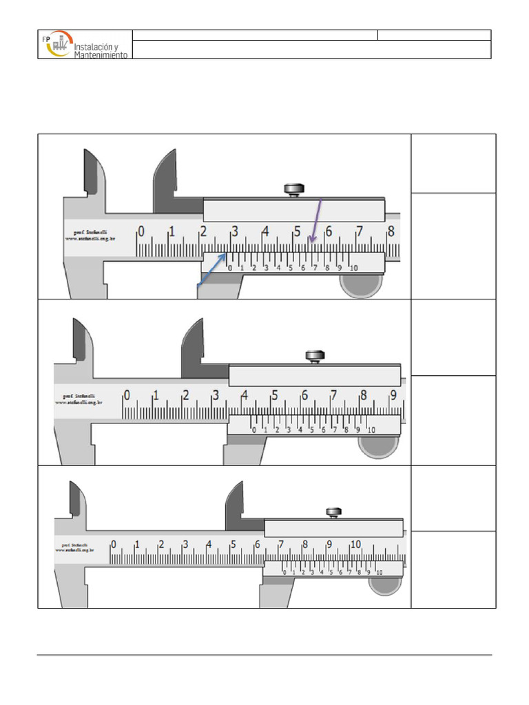 Ejercicios de calibre-ALUMNOS | PDF