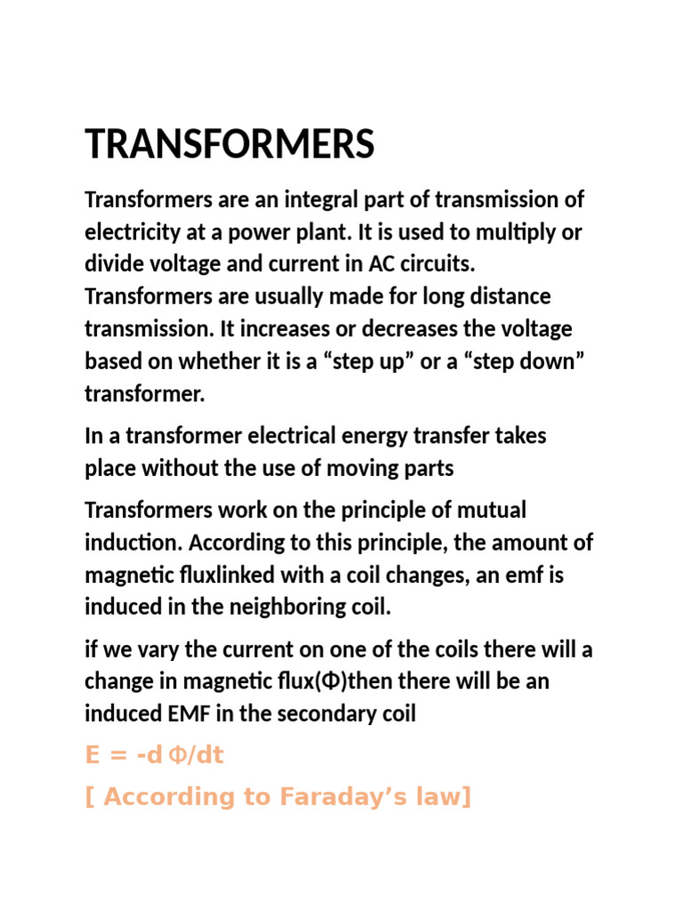Transformers Pdf