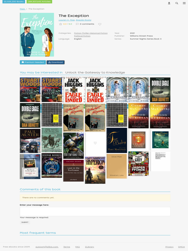 The Exception by Lauren H. Mae, Rosalie Rooks - Z-Library | PDF | Computing | Cyberspace