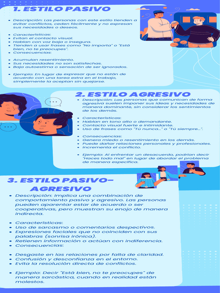 Blue and Purple Illustrative Effective Communication Infographic | PDF ...