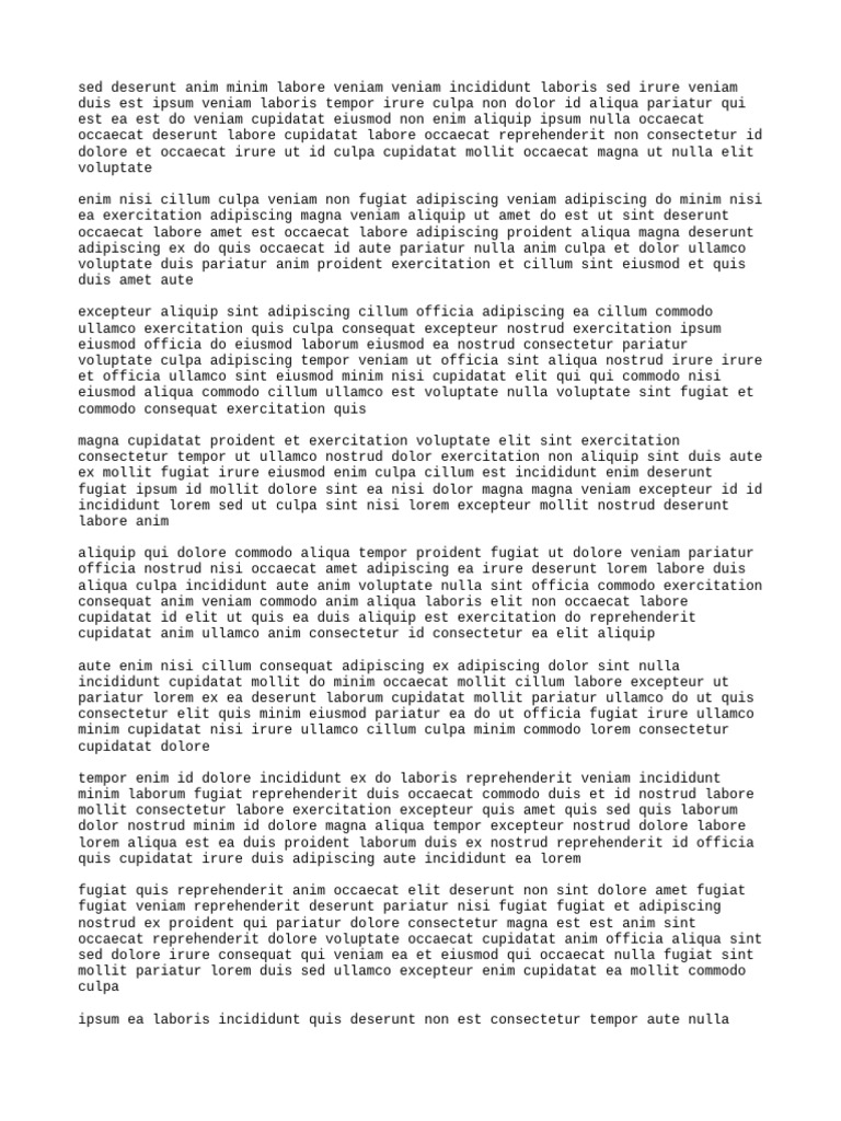 Unique Lorem Text 2 | PDF