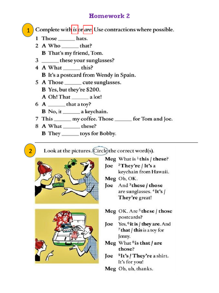 Elementary - Demonstratives | PDF