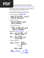 PPM Calculation | PDF | Molar Concentration | Parts Per Notation
