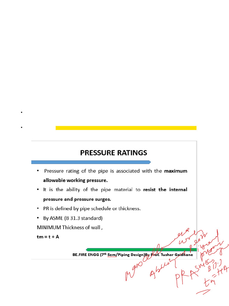 Internal Pressure in Piping Design | PDF | Sports & Recreation