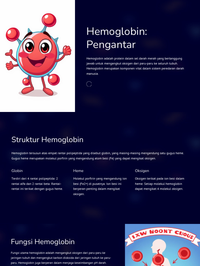 Fungsi dan Struktur Hemoglobin Manusia | PDF