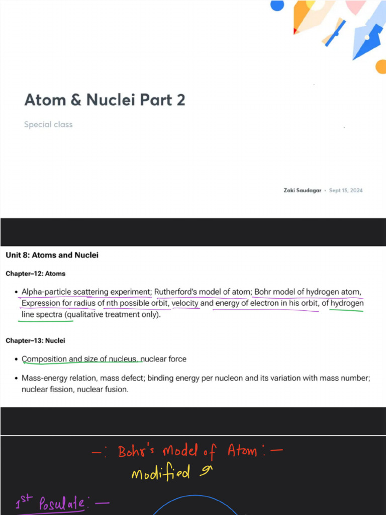 Atom Nuclei Part 2 With Anno | PDF