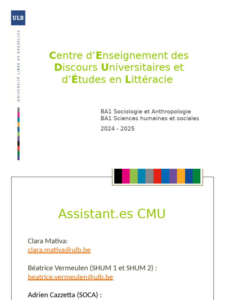 C E D U É L: Entre D' Nseignement Des Iscours Niversitaires Et D' Tudes en Ittéracie | PDF ...