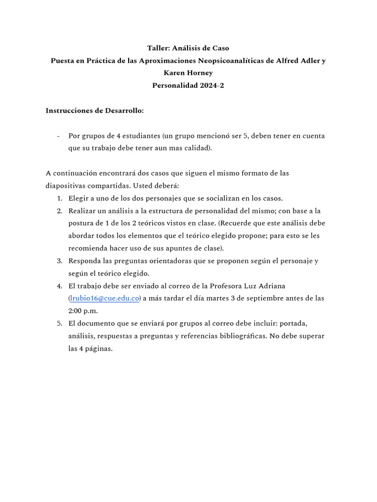 Taller - AnÃ¡lisis de Caso | PDF | John Lennon
