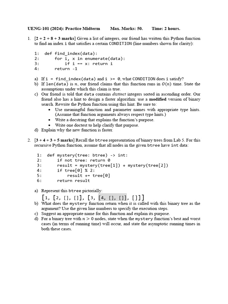 Prac Midterm | PDF | Integer (Computer Science) | Computer Science