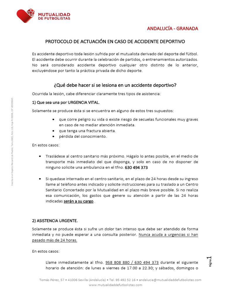 Andalucia Granada Protocolo de Actuacion 2024 2025 | PDF