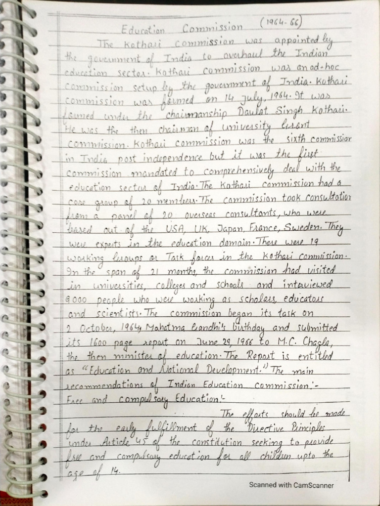 Education Commission (1964-66) | PDF