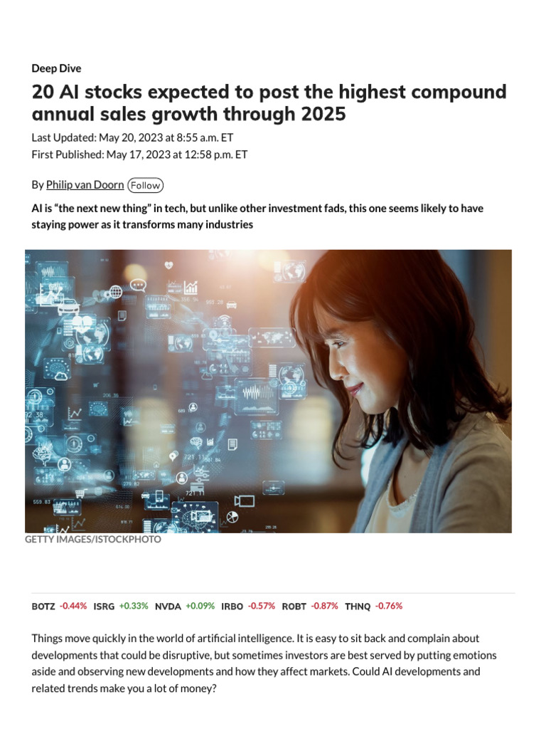 Top AI Stocks for Rapid Growth 2023-2025 | PDF | Exchange Traded Fund ...