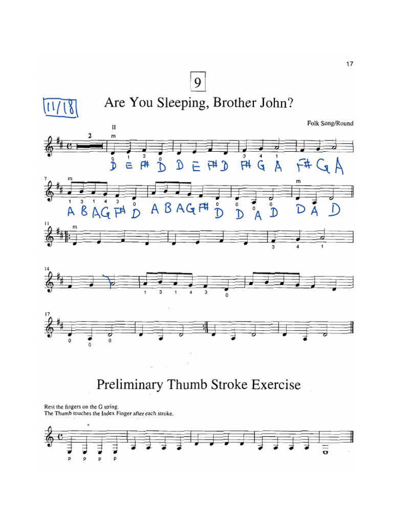 Are You Sleeping Brother John | PDF