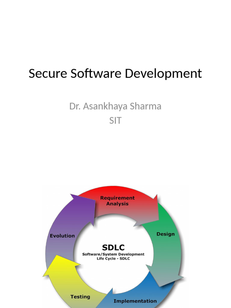 Secure Software Development | PDF | Security | Computer Security Secure Software Development | PDF | Security | Computer Security