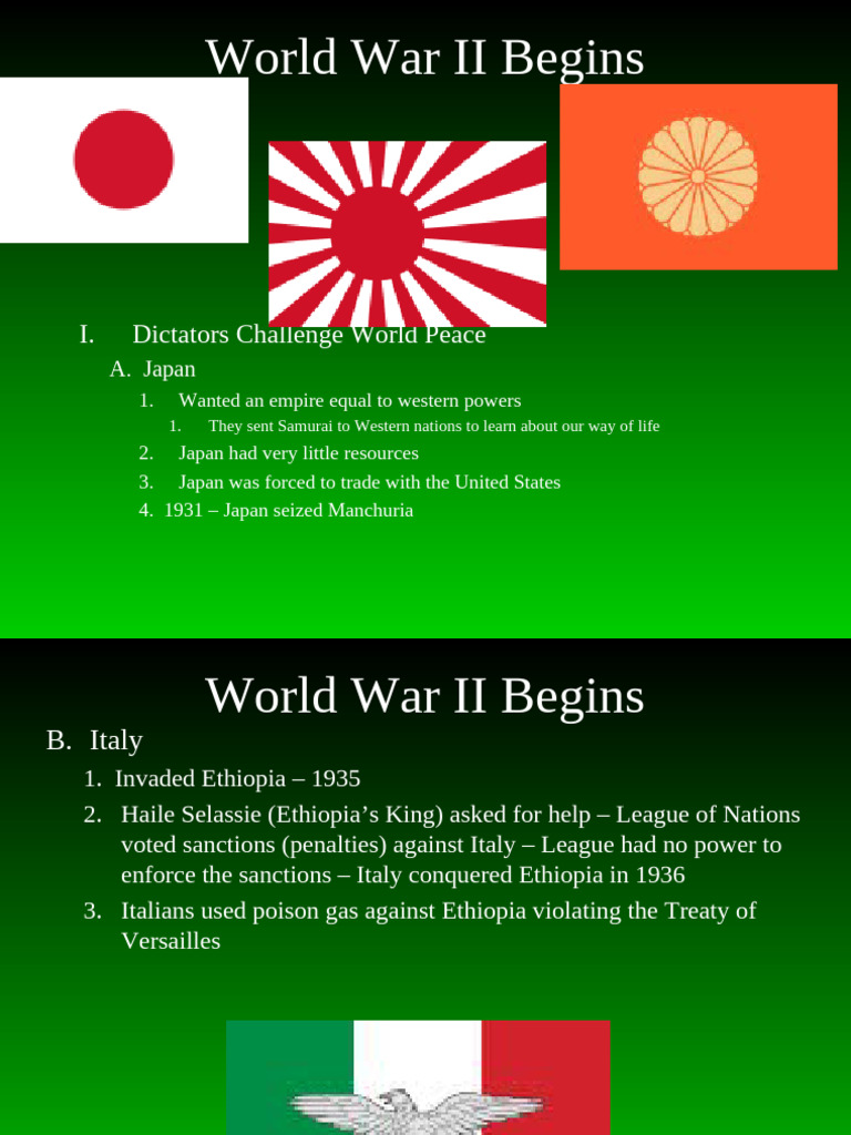 World WWII Part 1 Website | PDF | Axis Powers | World War II