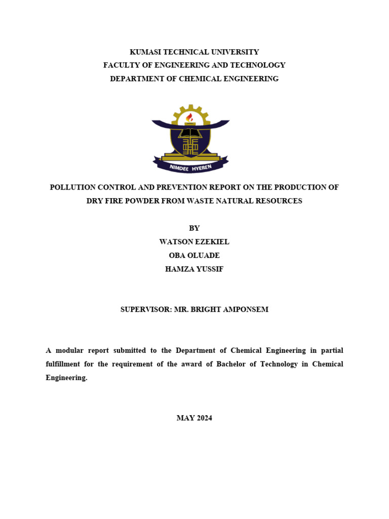 New Pollution Control Report | PDF | Sewage Treatment | Waste