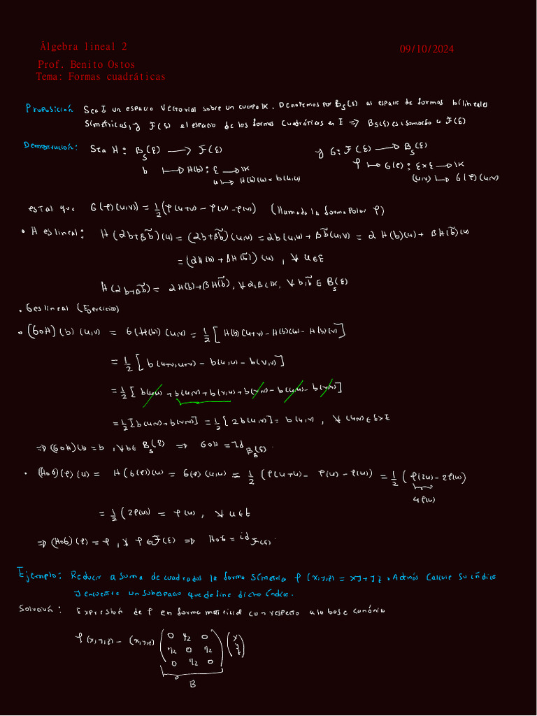 Formas Cuadraticas | PDF | Ciencia y matemáticas | Tecnología
